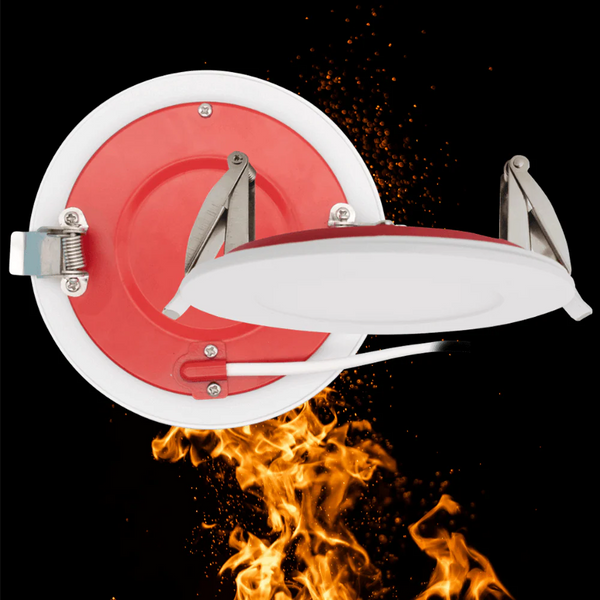 Nova LED Slim Panel Light 4" dimmable Recessed Light Fire Rated - Whit ...